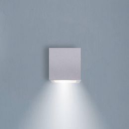 Newgarden LED-Akku-Wandleuchte Box 8, weiß, 7,5x7,5cm