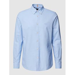 BOSS Orange Regular Fit Freizeithemd mit Button-Down-Kragen Modell 'Rickert'