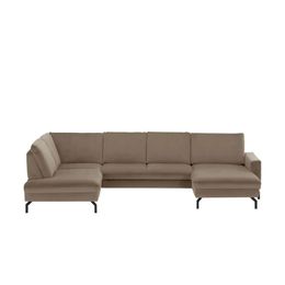 meinSofa Wohnlandschaft Grace ¦ braun ¦ Maße (cm): B: 332 H: 89 T: 2