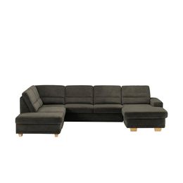 meinSofa Wohnlandschaft aus Mikrofaser Marc ¦ braun ¦ Maße (cm): B: 3