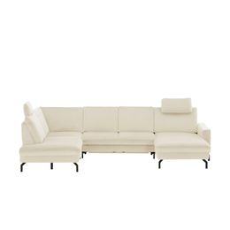 meinSofa Wohnlandschaft Grace ¦ creme ¦ Maße (cm): B: 332 H: 89 T: 2