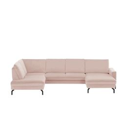 meinSofa Wohnlandschaft Grace ¦ rosa/pink ¦ Maße (cm): B: 332 H: 89