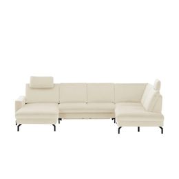 meinSofa Wohnlandschaft Grace ¦ creme ¦ Maße (cm): B: 332 H: 89 T: 2