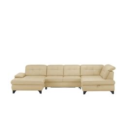 Lounge Collection Wohnlandschaft Leder Jona ¦ beige ¦ Maße (cm): B: