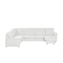 meinSofa Wohnlandschaft Leder Carolin ¦ weiß ¦ Maße (cm): B: 330 H: 9