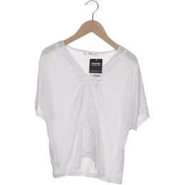 Mango Damen T-Shirt, weiß, Gr. 38