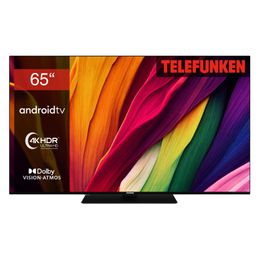 Telefunken Fernseher »D65U750X2CW« Android Smart TV 65 Zoll 4K UHD