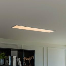 LINDBY Kenma LED-Panel, CCT, 29,6 cm x 119,6 cm