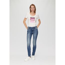 s.Oliver - Jeans Izabell / Skinny Fit / Mid Rise / Skinny Leg, Damen, blau, Größe 42/30