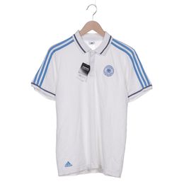 Adidas Herren Poloshirt, weiß, Gr. 48