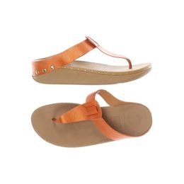 fitflop Damen Sandale, orange, Gr. 39