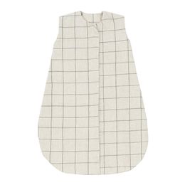 nobodinoz - L1N0 Baby Schlafsack, 0-6 Monate, charcoal grid (light)