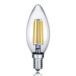 Trio LED-Kerze E14 4W Filament, 2.700K Switch Dimmer