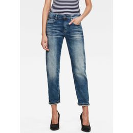 G-Star Raw Boyfriend-Jeans G-STAR "Kate Boyfriend" Gr. 26, Länge 32, blau (vintage azure (blue used)) Damen Jeans mit authentischen Used Effekten