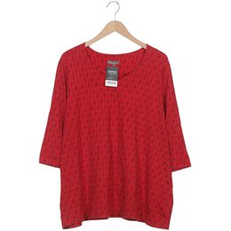 Ulla Popken Damen T-Shirt, rot, Gr. 46