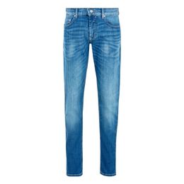 5-Pocket-Jeans MAC "Greg" Gr. 31, Länge 32, blau (mid blue vintage wash) Herren Jeans