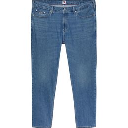 Straight-Jeans Tommy Jeans PLUS "RYAN RGLR STRGHT CH0130" Gr. 40, N-Gr, blau (denim medium) Herren Jeans Große Größen