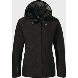 Schöffel SCHÖFFEL Doppeljacke »Hiking 3in1 Jacket Style Okere WMS« mit Kapuze 9990 - schwarz 40 40 Wasserdicht & atmungsaktiv dank 2-Lagen VENTURI Membrane