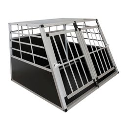 Juskys Aluminium Hundetransportbox