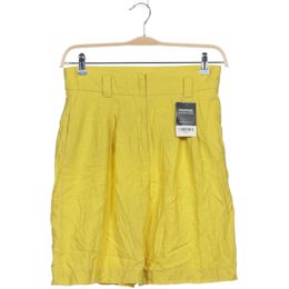 Mango Damen Shorts, gelb, Gr. 38