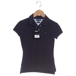 Tommy Hilfiger Damen Poloshirt, marineblau, Gr. 34