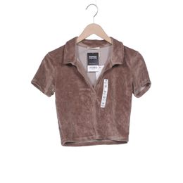 stradivarius Damen Poloshirt, beige, Gr. 38