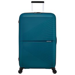 Hartschalen-Trolley American Tourister "AIRCONIC 77" Gr. B/H/T: 49 cm x 77 cm x 31 cm 101 l, blau (deep ocean) Koffer Reisegepäck groß Reisekoffer TSA-Zahlenschloss