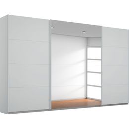 Schwebetürenschrank Rauch "Kleiderschrank Schrank Garderobe Wäscheschrank BESTSELLER KEPAN" Schränke Gr. B/H/T: 315 cm x 230 cm x 62 cm, 3 St., grau (seidengrau) inkl. Schubladen-Einsatz und extra Einlegeböden MADE IN GERMANY