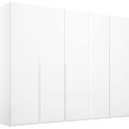 Drehtürenschrank Rauch "Kleiderschrank Schrank Garderobe Wäscheschrank PURISMA in schlichter" Schränke Gr. B/H/T: 251 cm x 223 cm x 60 cm, 5 St., weiß (alpinweiß) mit umfangreicher Innenausstattung