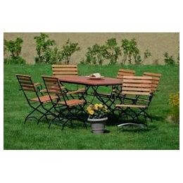 Garten-Essgruppe Merxx "Schloßgarten" Sitzmöbel-Sets beige (natur)