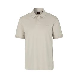 Poloshirt BOSS Orange "Pe_Interlock" Gr. M, beige (light beige271) Herren Shirts mit Polokragen