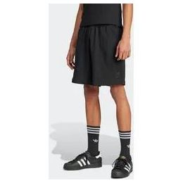 Shorts Adidas ORIGINALS "ESS W SHO" Gr. L, N-Gr, schwarz, Herren, Obermaterial: 54% Polyester, 46% Baumwolle, Hosen