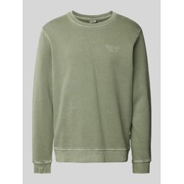 Pepe Jeans Sweatshirt mit Label-Stitching Modell 'Aris Crew'