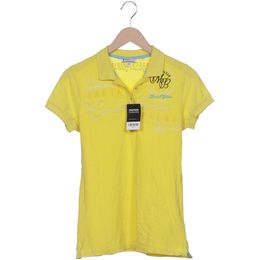 SOCCX Damen Poloshirt, gelb, Gr. 38