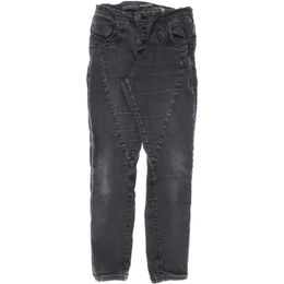 PLEASE Damen Jeans, schwarz, Gr. 0