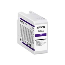 Original Epson C13T47AD00 / T47AD Druckerpatrone Violett