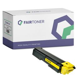 FairToner Kompatibel für Kyocera 1T02KVANL0 / TK-590Y Toner Gelb XL