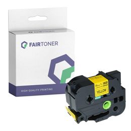 FairToner Kompatibel für Brother TZE-661 Schriftband 36mm/8m Schwarz auf Gelb