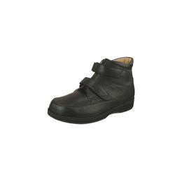 Natural Feet Damen Klettschuh "Narvik XL", Gr. 34, schwarz, Leder, Synthetik, Schuhe, mit antibakteriellem Innenfutter