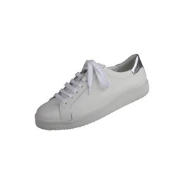 Damen Sneaker "Nena", Lei by tessamino, Gr. 39, silber, Leder, Schuhe, aus echtem Leder