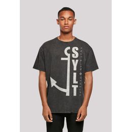 F4NT4STIC Damen T-Shirt "Sylt Anker Knut & Jan Hamburg", schwarz, Gr. XL, Obermaterial: 100% Baumwolle, Shirts, Print