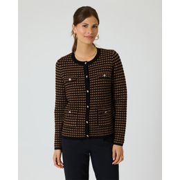 Alfredo Pauly Cardigan mit Hahnentritt-Muster