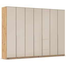 Drehtürenschrank Rauch "Kleiderschrank Kleiderschränke Schrank Garderobe AGORDO mit Glasfront" Schränke Gr. B/H/T: 315 cm x 229 cm x 54 cm, 7 St., braun (eiche artisan) durchdachte Innenausstattung, in 6 Breiten und 2 Höhen MADE IN GERMANY