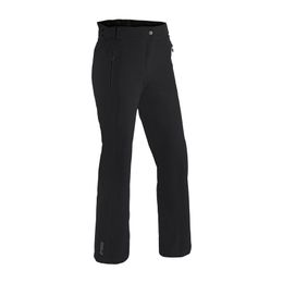 Skihose Maier Sports "Vroni slim" Gr. 21, Kurzgrößen, schwarz Damen Hosen Schneehose, wind- und wasserdicht, 2 RV-Taschen, Slim Fit