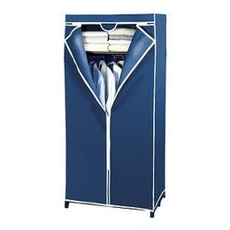 Wenko Stoffschrank Air, 4381640100 blau 75,0 x 50,0 x 160,0 cm