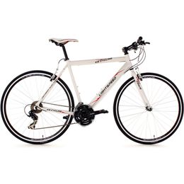 KS-Cycling KS Cycling Fitnessrad 21 Gänge Fitness-Bike Lightspeed (White) 28 Zoll