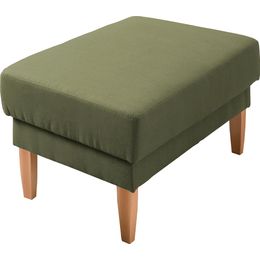 Hocker Home Affaire "Scalea" Gr. B/H/T: 110cm x 51cm x 55cm, Struktur fein, grün Polsterhocker Hocker passendes Küchensofa verfügbar, in verschiedenen Stoffen und Farben