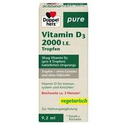 Doppelherz Vitamin D3 2000 I.E. pure Tropfen 9,2 ml