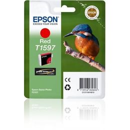 Original Epson C13T15974010 / T1597 Druckerpatrone Rot