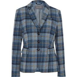 WHITE LABEL Karo-Blazer Blau kariert (Gr&ouml;&szlig;e: 36)